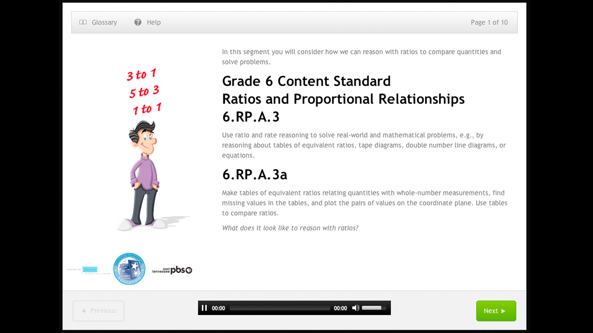Ratios and Proportional Relationships -- Grade 6: 6.RP.A.3a | Tennessee ...